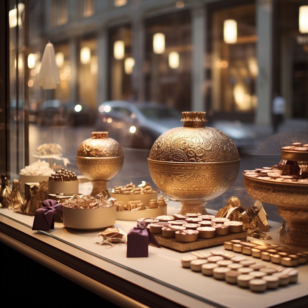 Bespoke Brand Elegance: Chocolate Displays for Shop Fronts – Chocolate ...